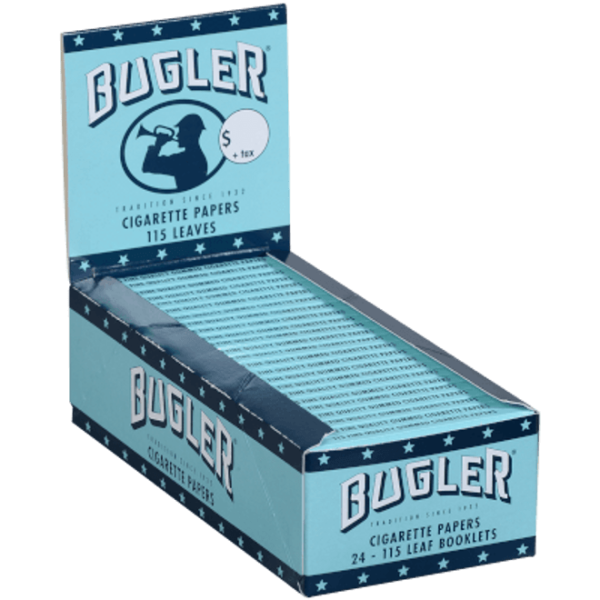 BUGLER CIGARETTE PAPERS (115 LEAVES) 24 BOOKLETS
